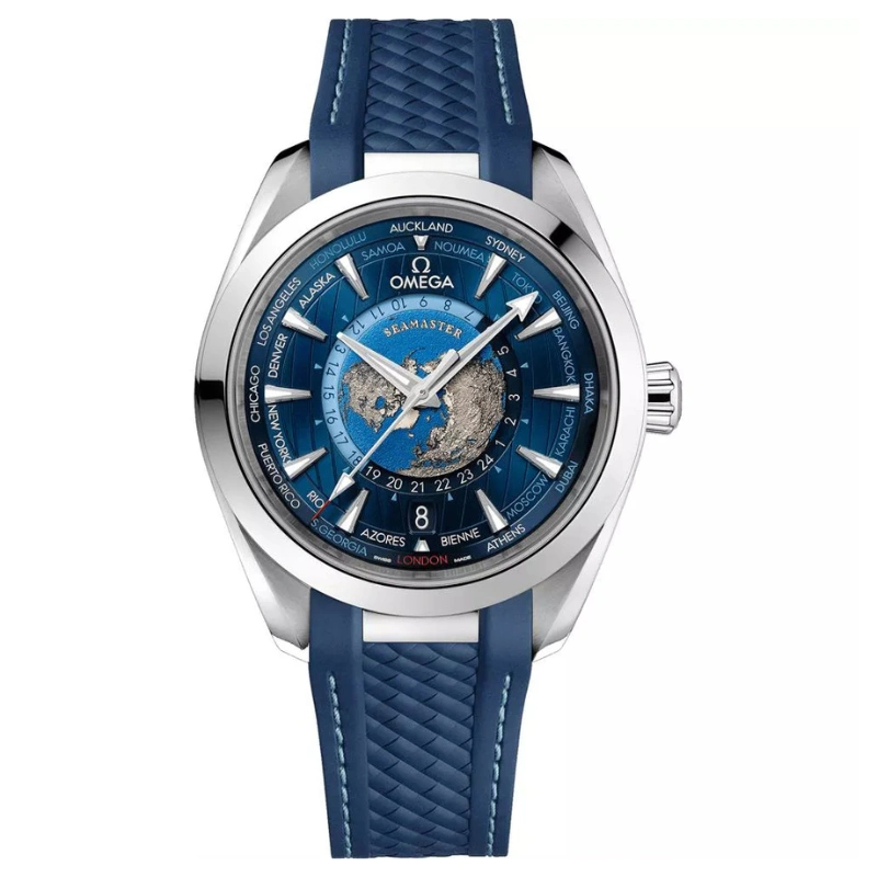 Omega Aqua Terra Worldtimer 220.12.43.22.03.001 – Master Chronometer ...