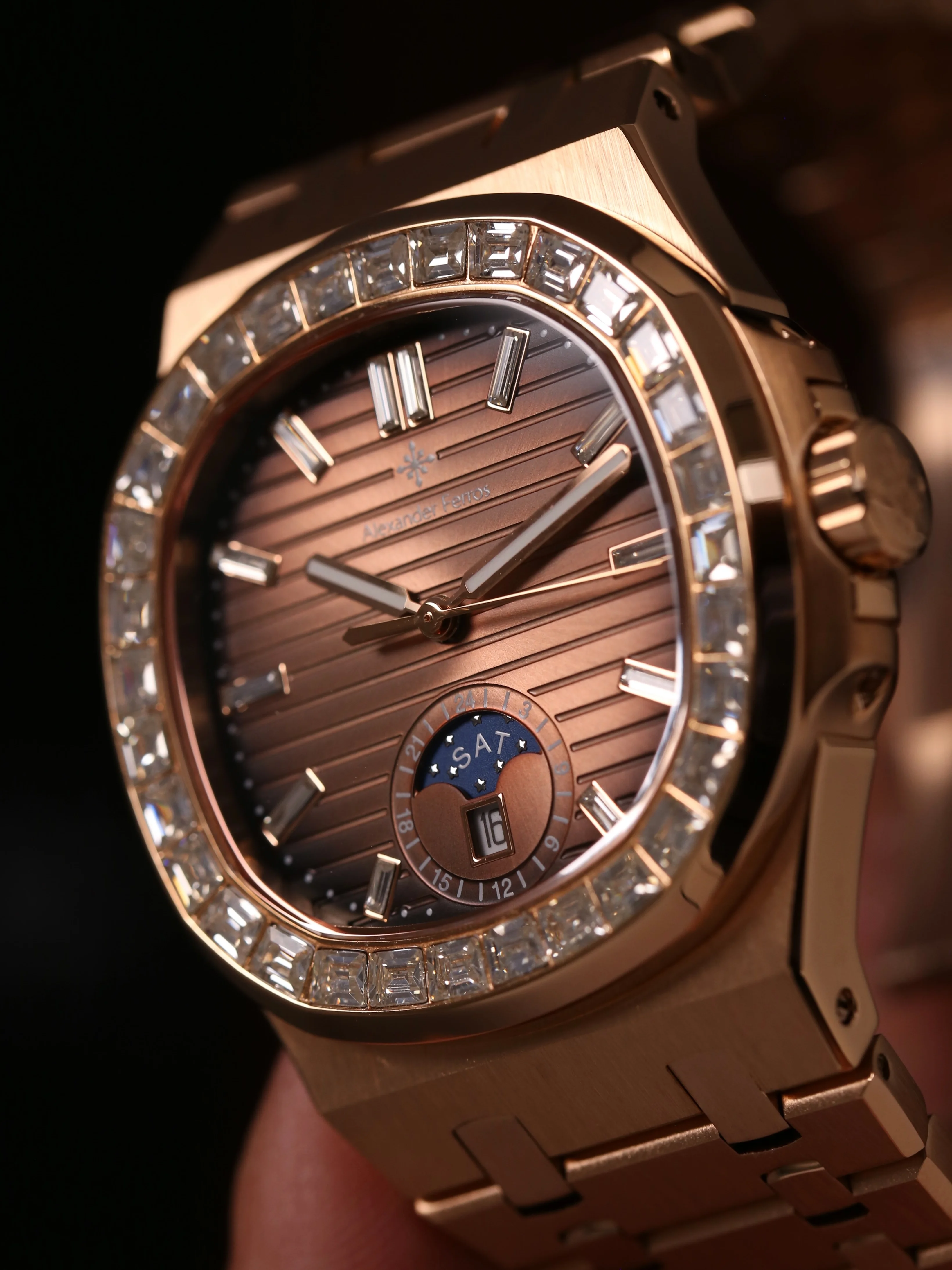 Đồng Hồ Nam Alexander Ferros 6111 – Automatic 42,5mm, Thép Không Gỉ ...