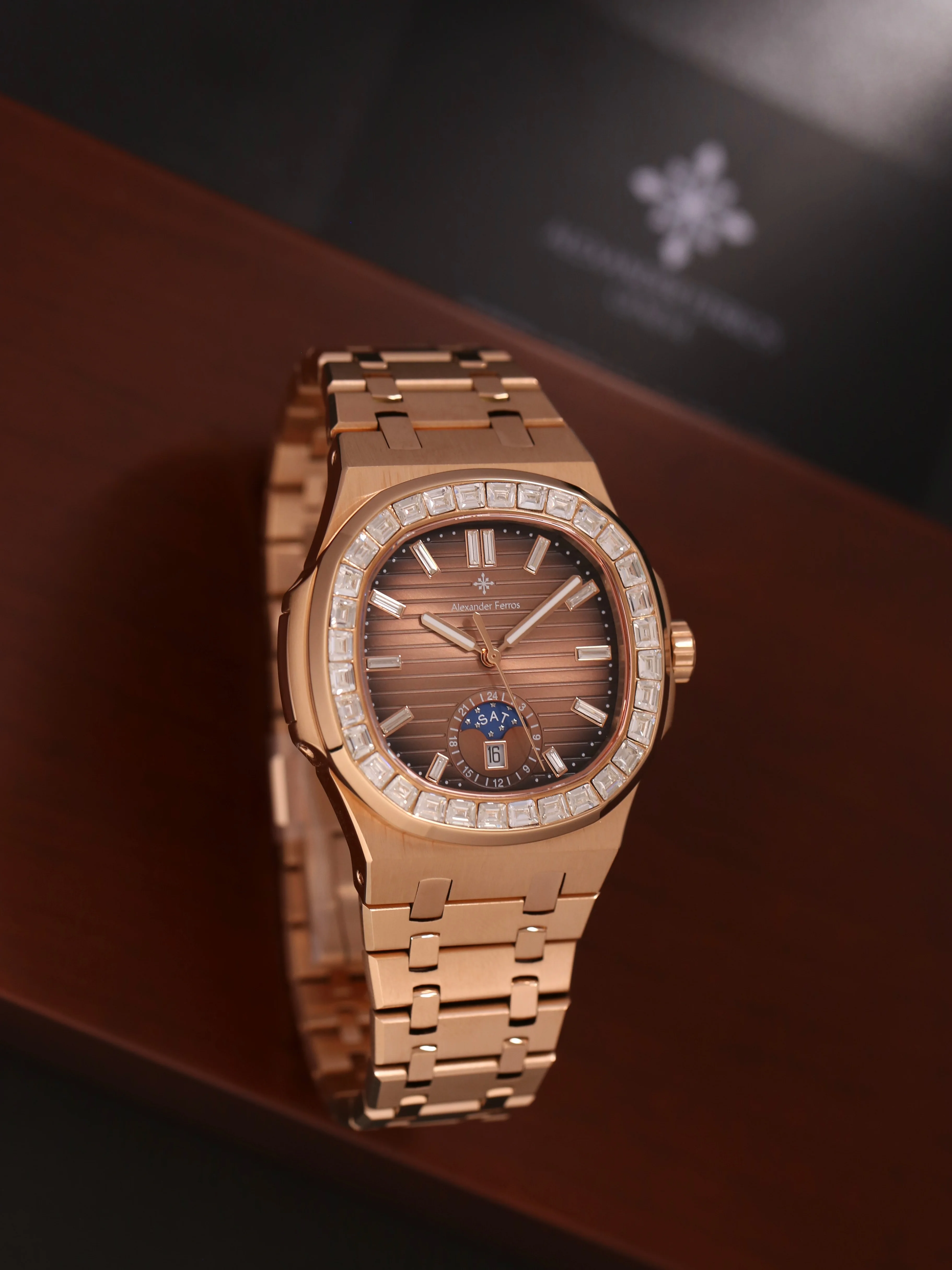 Đồng Hồ Nam Alexander Ferros 6111 – Automatic 42,5mm, Thép Không Gỉ ...