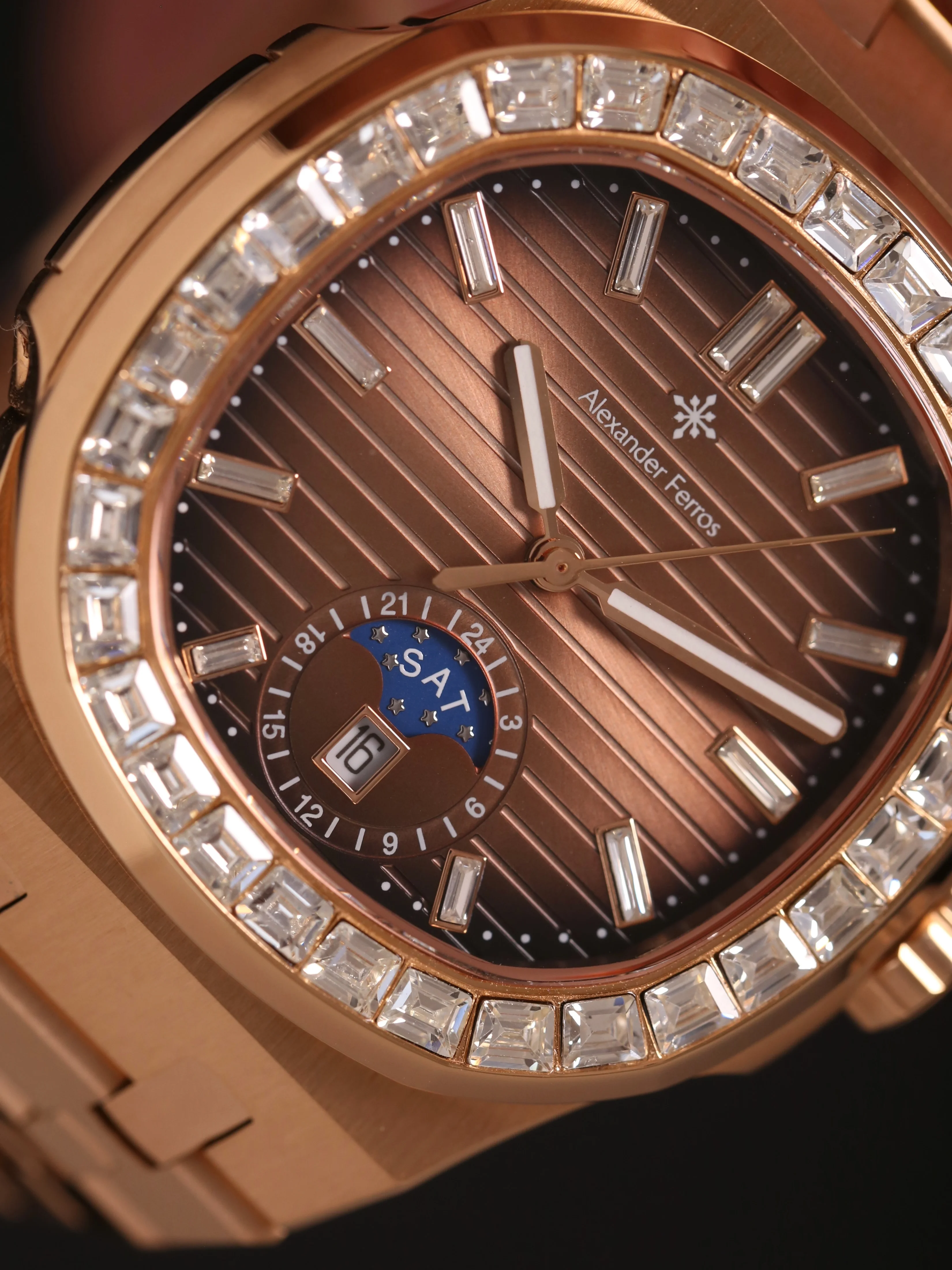 Đồng Hồ Nam Alexander Ferros 6111 – Automatic 42,5mm, Thép Không Gỉ ...