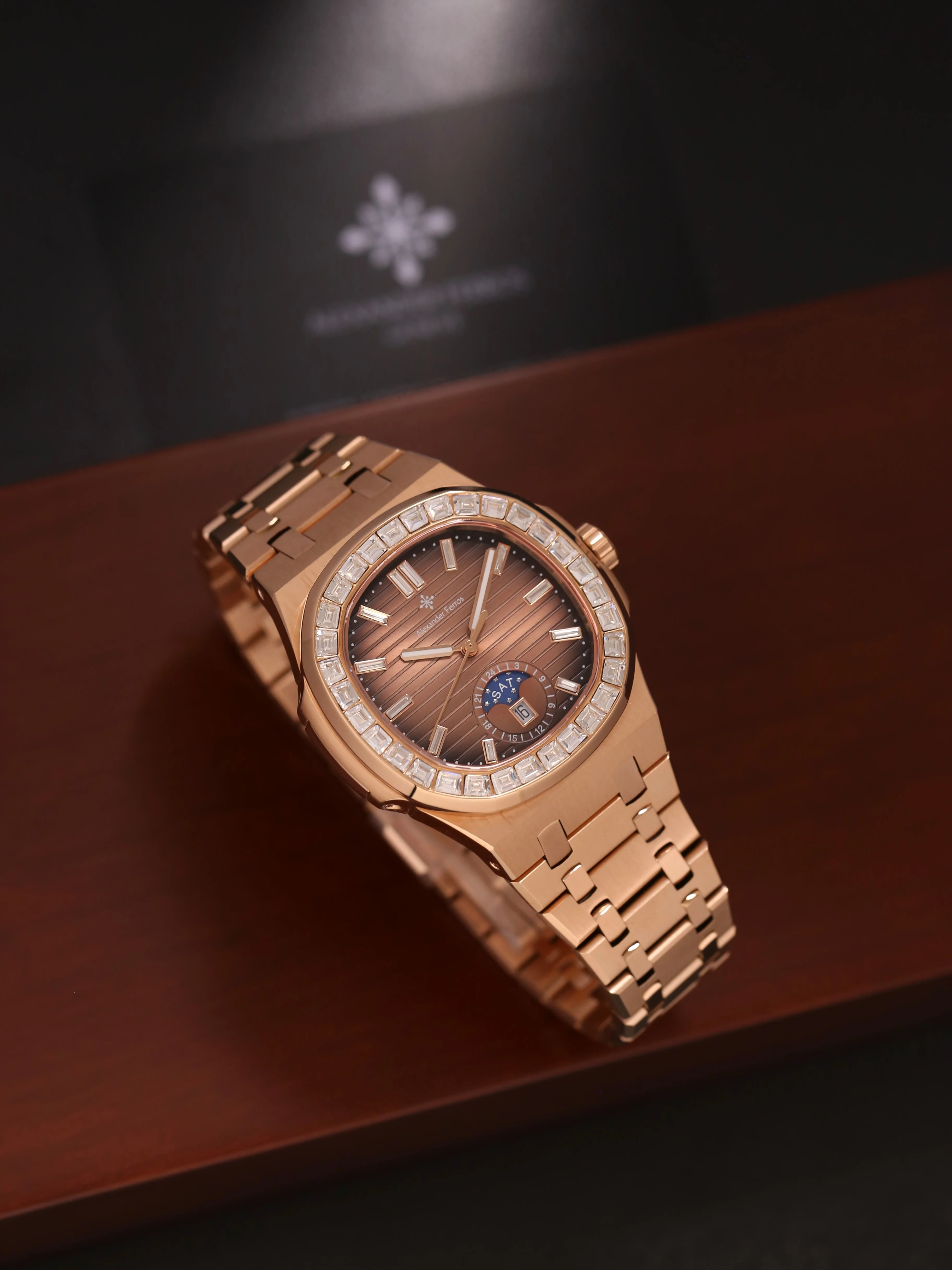 Đồng Hồ Nam Alexander Ferros 6111 – Automatic 42,5mm, Thép Không Gỉ ...